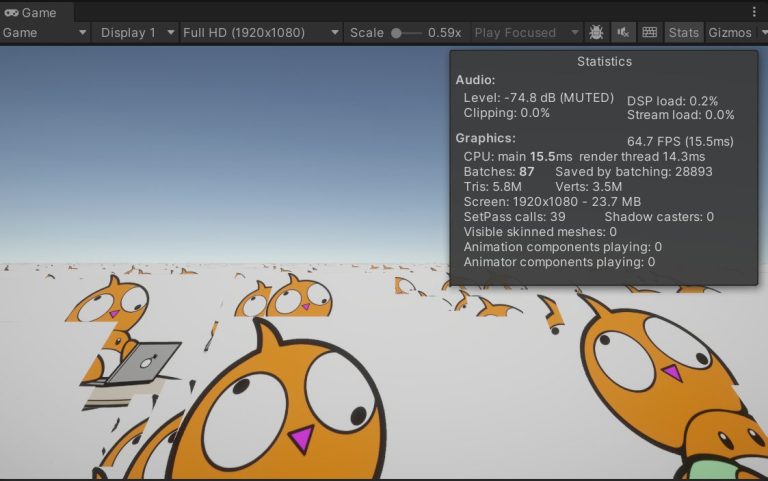 【Unity】RenderMeshIndirectを使用して多量描画の負荷を抑えてみた – 株式会社ロジカルビート