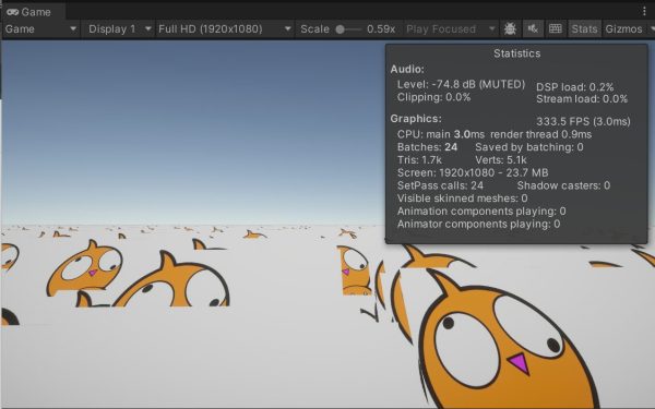 【Unity】RenderMeshIndirectを使用して多量描画の負荷を抑えてみた – 株式会社ロジカルビート